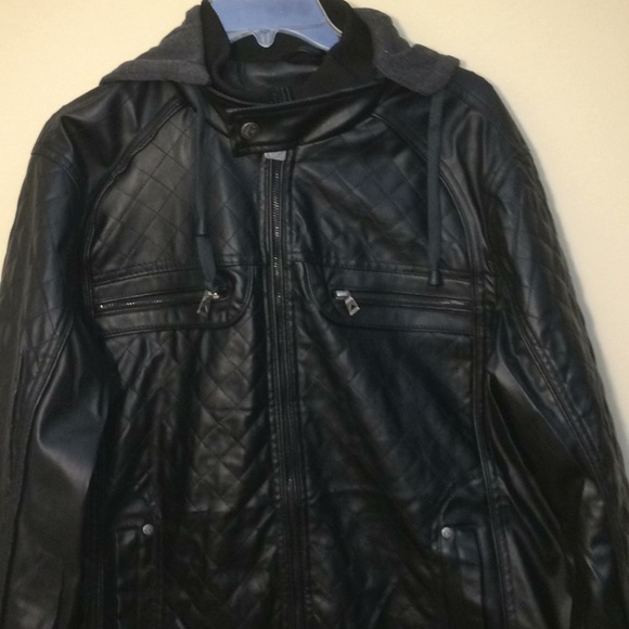 g-net | Jackets & Coats | Black Mens Leather Jacket | Poshmark